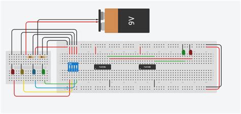 Breadboard Security Lock W Aoi Logic 5 Steps Instructables