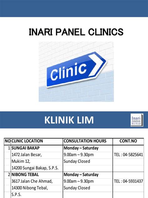 Panel Clinics Pdf Malaysia