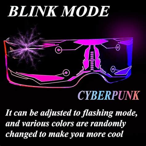 Futuristic Led Luminous Glasses 101 Multimedia