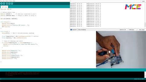 My Creative Engineering Dht11 Sensor With Arduino Simple Code To