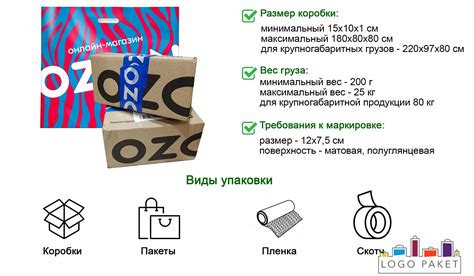 Упаковка для Озон (OZON) купить оптом у производителя | LogoPaket.ru