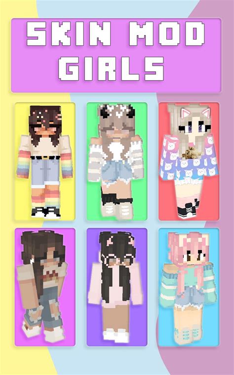 Mod Girls Skin For Minecraft Apk Für Android Herunterladen