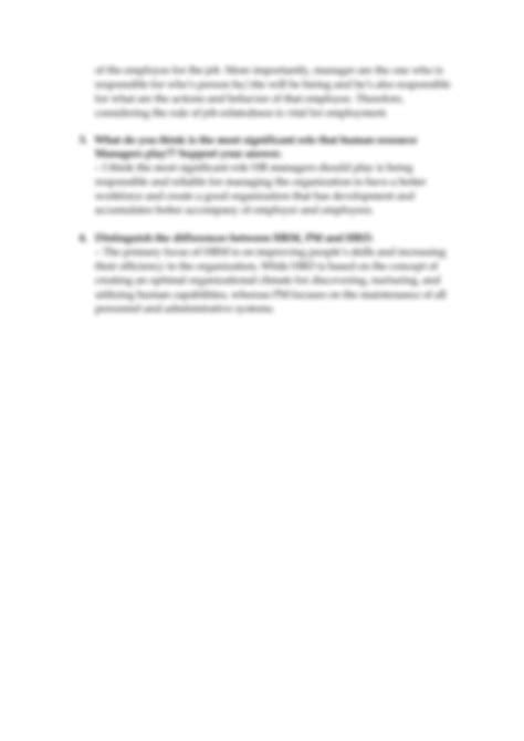 Solution Hrm Module 1 Studypool