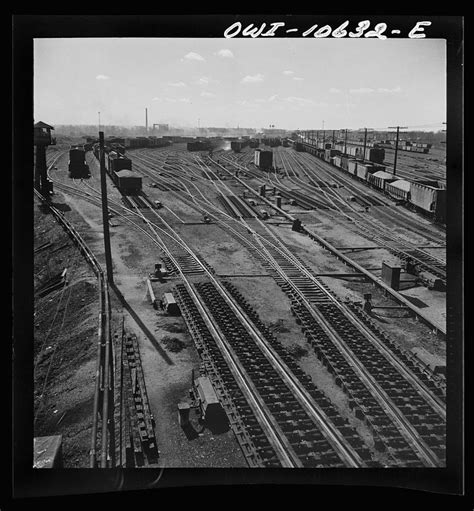 Historic South Classification Yard At Illinois Central Railroad Chicago