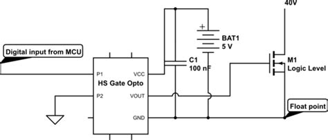 how to drive a high side logic level power mosfet electrical