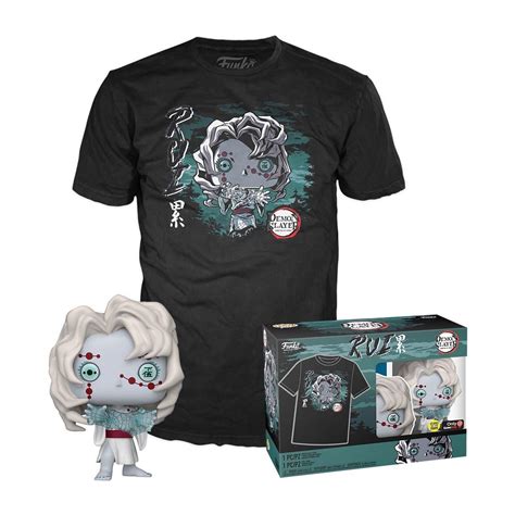 Funko Pop And Tee Demon Slayer Kimetsu No Yaiba Rui Glow In The Dark Vinyl Figure And Unisex
