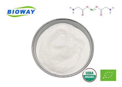 China Pure Magnesium Bisglycinate Powder Suppliers Manufacturers