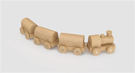 나무 기차 장난감 3d 모델 39 Dae Max Obj Fbx Free3d