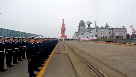 Indian Battle Ships Take Part In Chinese Navys Biggest Fleet Review