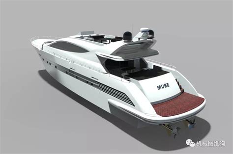 【海洋船舶】muse游艇快艇3d图纸 Solidworks设计 附igs Step船舶solidworks海洋 仿真秀干货文章