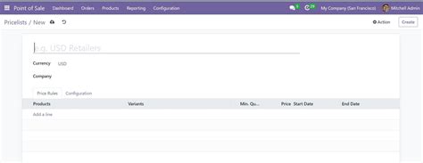 Pricelists In Odoo 16 Pos App Odoo V16 Community Edition Book