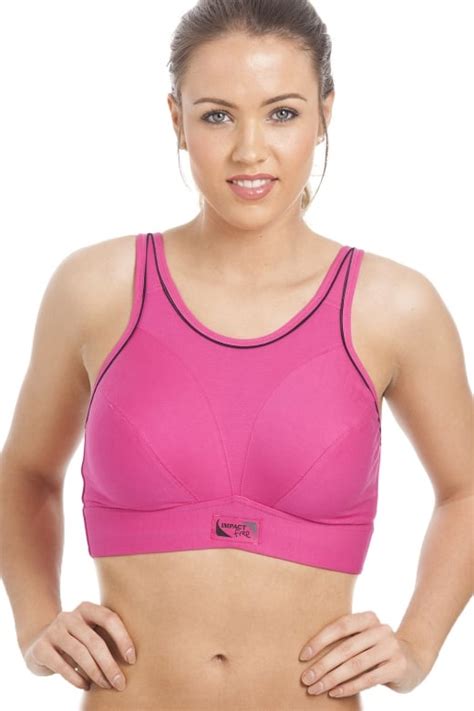 Pink Maximum Support Impact Free Sports Bra