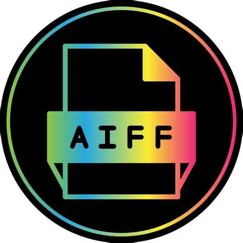 Aiff File Format Icon 16904159 Vector Art At Vecteezy