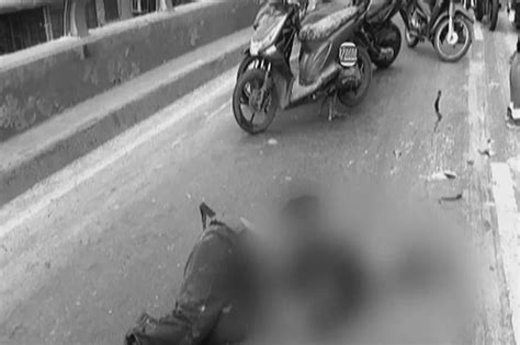 Truck Umararo Sa 2 Motorsiklo Sa C5 1 Patay Abs Cbn News