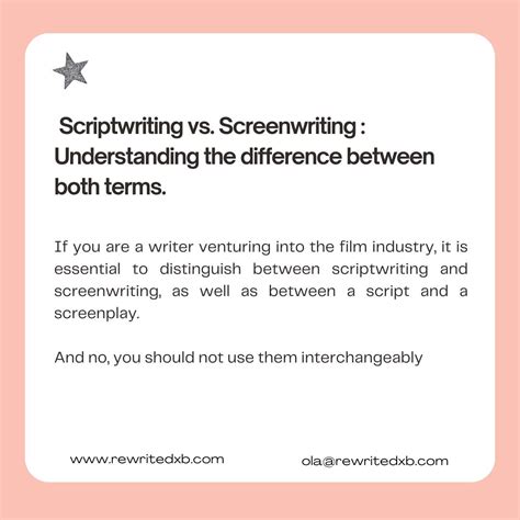 Scriptwriting Vs Screenwriting Understanding The Difference Rewrite