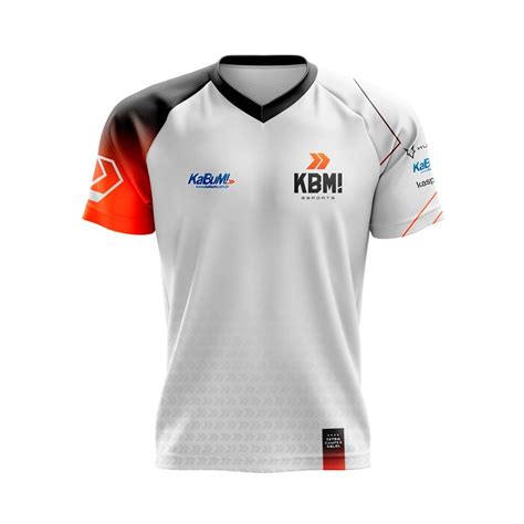 Camiseta Uniforme KaBuM Esports Shadow P Preto E Laranja