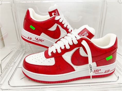 Louis Vuitton X Nike Air Force 1 Low By Virgil Abloh Fesyen Pria