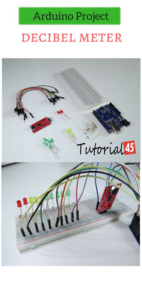 Arduino Projects Arduino Decibel Meter Arduino Projects Electronics