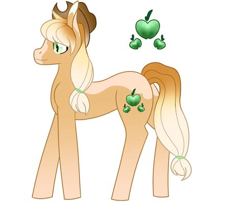AppleJack redesign by Cecvy on DeviantArt