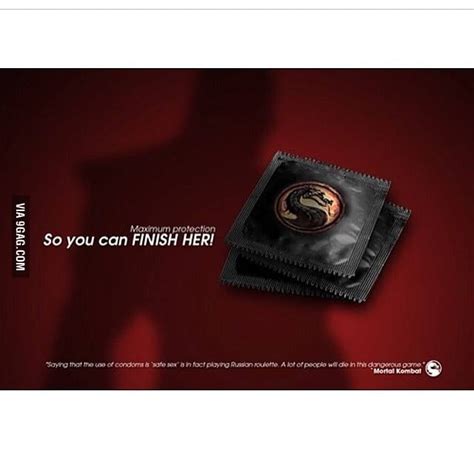 Mortal Combat Condoms Gag