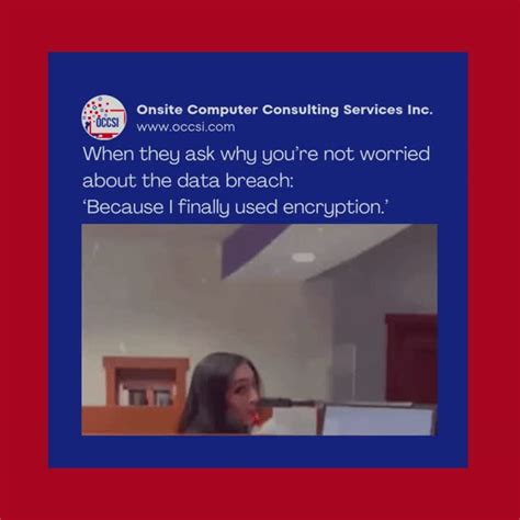 Occsi Stl On Linkedin Cybersecurity Dataprotection Encryptionmatters Cybertipsforsmbs…