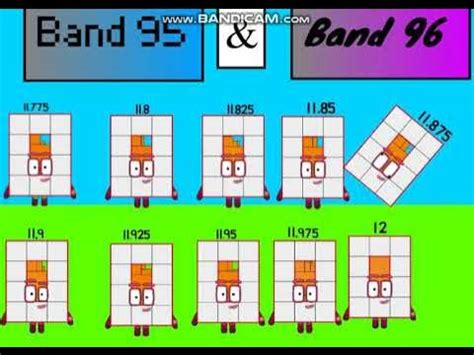 Numberblocks Band 40ths 95 96 Youtube