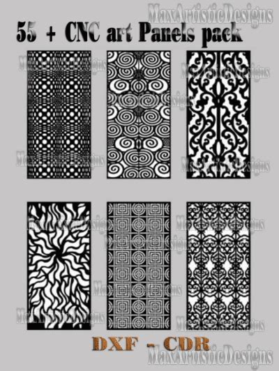 55 Cnc Geometric Art Panels Tested Cnc Dxf Cdr Files Geometric Shapes For Plasma Laser Cut