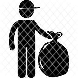 Bag Icon Garbage Icon Garbageman Icon Job Icon Man Icon Rubbish Icon Throwing Icon