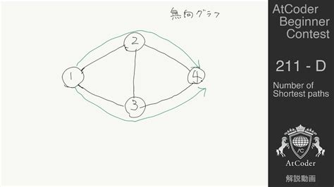 atcoder beginner contest 211 d問題 解説 youtube