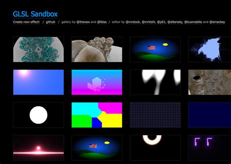 glsl sandbox aards