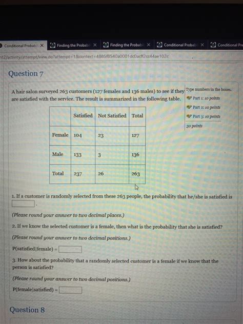Solved Conditional Probab X Finding The Probabi Finding The
