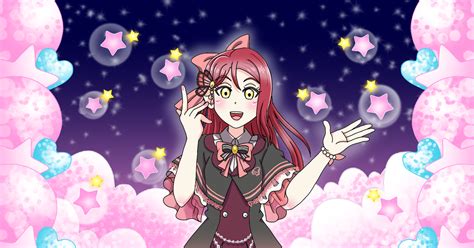 ラブライブ 🎉🌸梨子ちゃんお誕生日おめでとうございます！🌸🎉🎹💗 ぎむくんのイラスト Pixiv