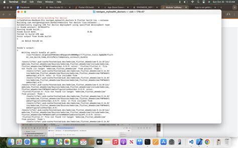 Flutterflutterh File Not Found When Trying To Archive Ios App Using