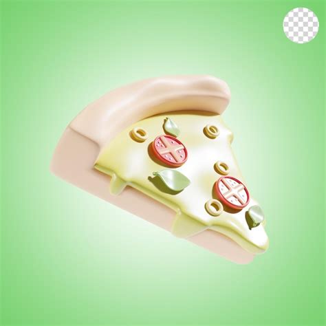 Premium PSD Pizza Icon 3d Illustration