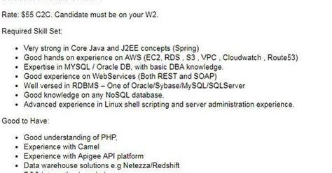 55 a day java developer r recruitinghell
