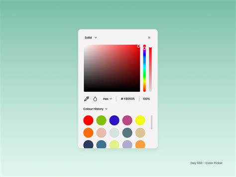 Daily Ui 060 Color Picker By Hiroe Ito On Dribbble