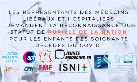 Covid 19 Demande Du Statut De Pupilles De La Nation Pour Les Enfants