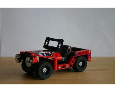 Lego Moc Red Mini Jeep By Xls Rebrickable Build With Lego