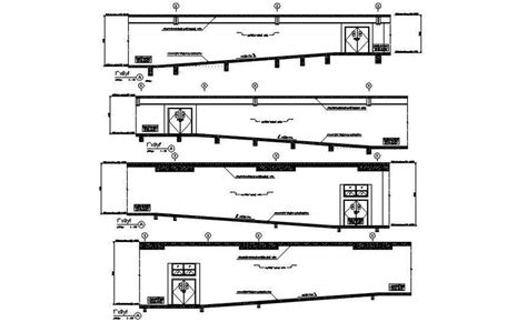The Ramp With Door View Section Details Is Given In This AutoCAD 2D DWG File Download The
