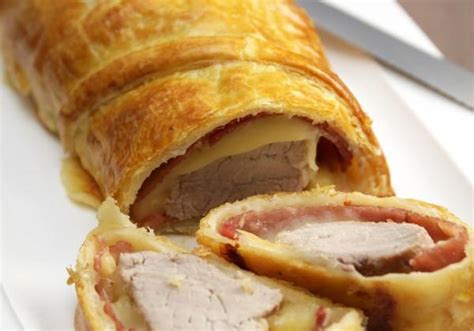 Recette Filet Mignon De Porc En Croûte Bacon Et Fromage à Raclette