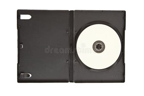 Caja Cd De Dvd Con Media En Blanco Imagen De Archivo Imagen De Audio
