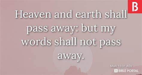 Mark 1331 Asv Bible Scripture Image Bible Portal