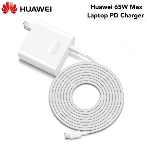 Huawei W Charger Matebook Laptop Adapter With Type C To C Usb Cable Support Fast Charge