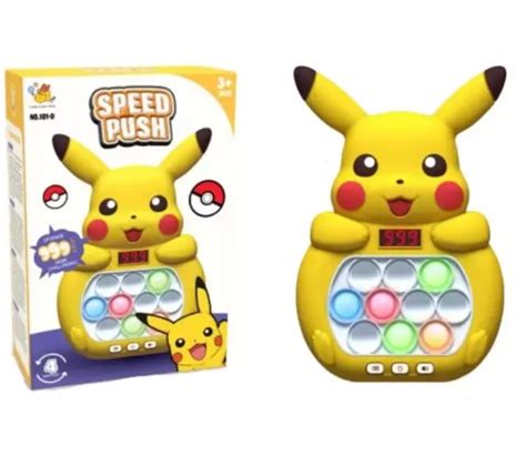 Pikachu Pop Push It Game Controller Sensory Fidget Toy Electronic Sound Light £14 40 Picclick Uk