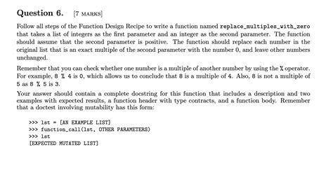 Solved Follow All Steps Of The Function Design Recipe To Chegg