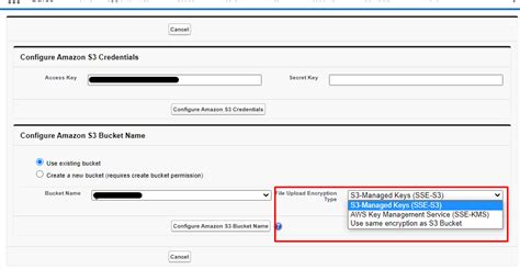 s drive authentication and bucket settings