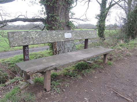 Rest A While Bench By The Canal © Neil Owen Geograph Britain And