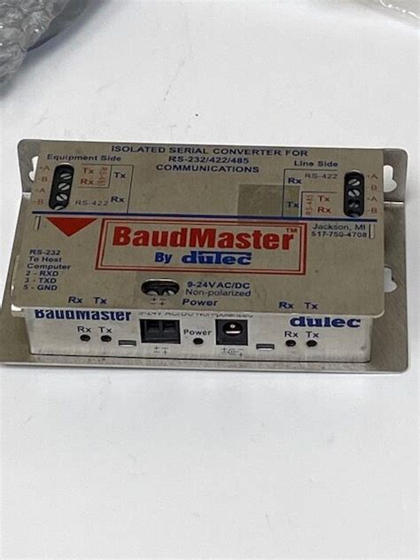 Dutec Baudmaster Bm 100 Isolated Serial Converter Network Testing