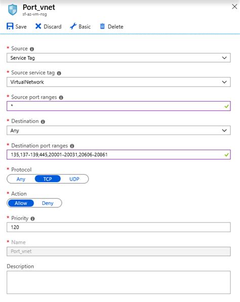 Azure Vm에서 클러스터에 대한 인프라 만들기 Azure Service Fabric Microsoft Learn