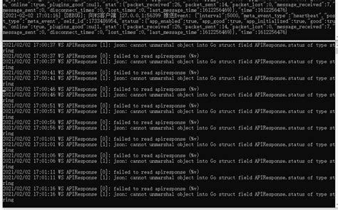 ws心跳报错 · issue 608 · mrs4s go cq · github